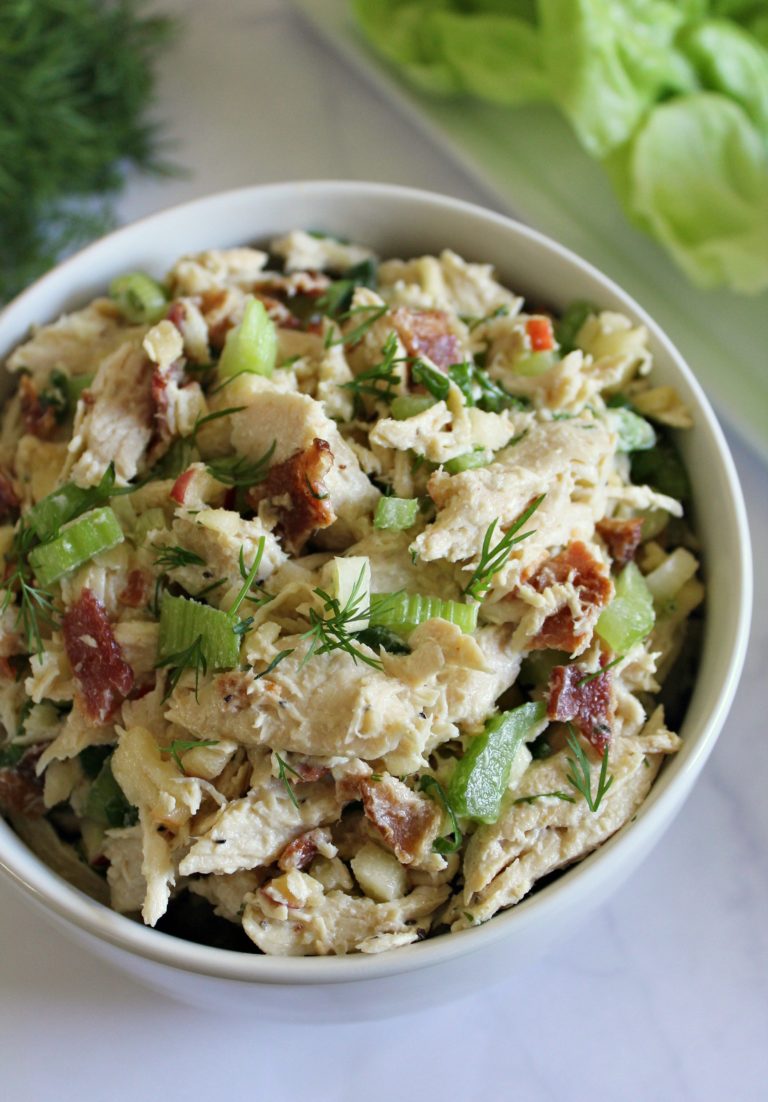 Chicken Salad with Bacon - Forks 'n' Flip Flops