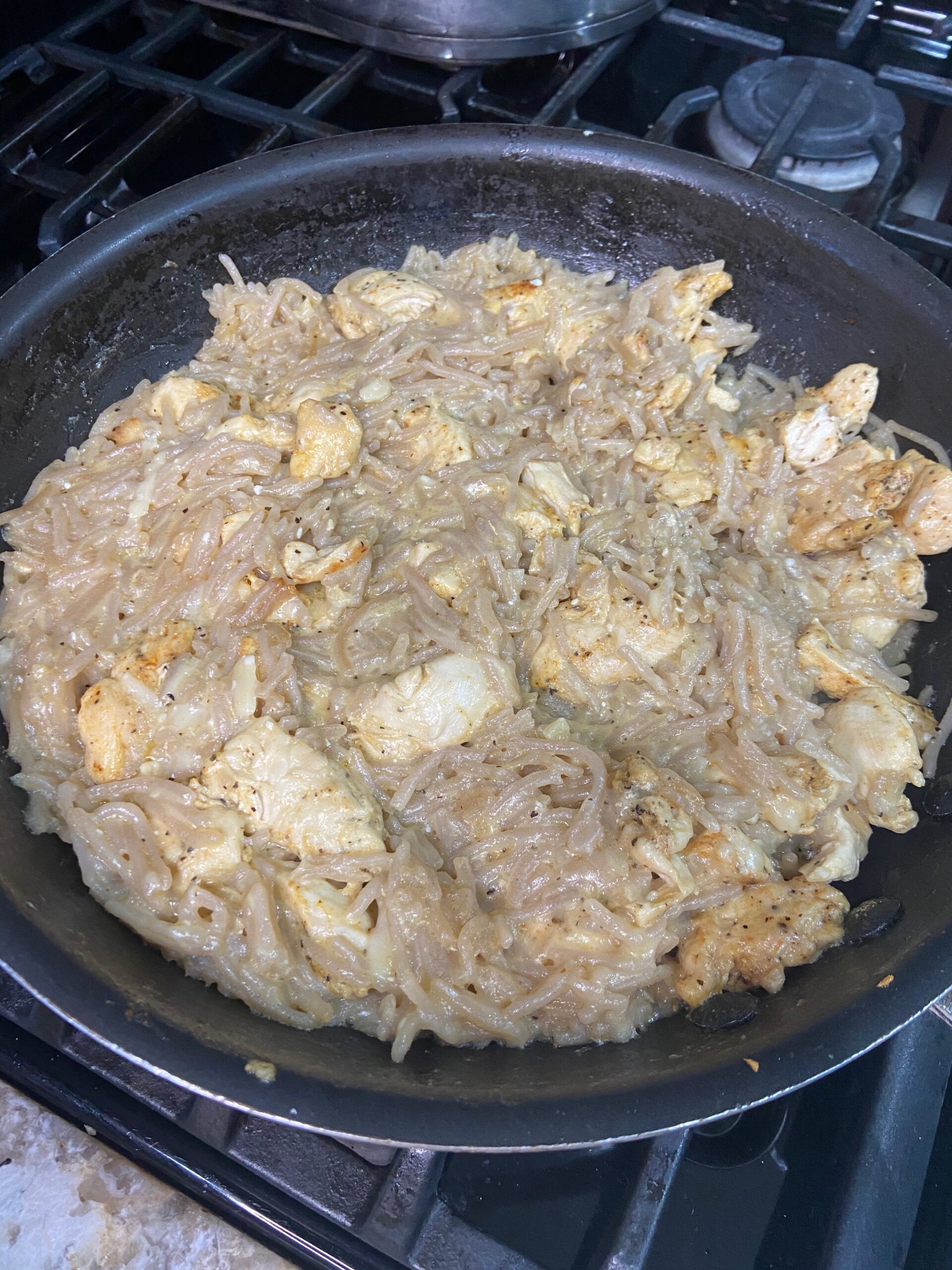 Garlic Parmesan Cassava Pasta - Forks 'n' Flip Flops
