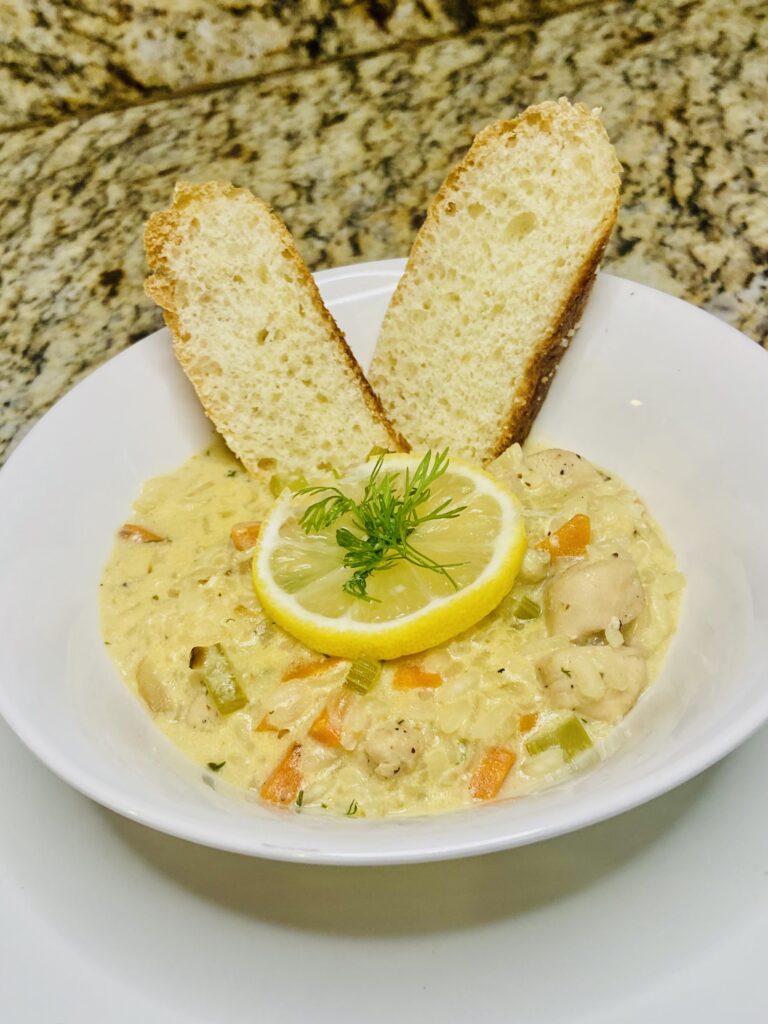 Creamy Lemon Chicken Soup - Forks 'n' Flip Flops